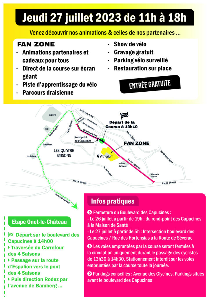 Tour de France Femmes : départ étape 5 Onet - Albi - Onet-le-chateau