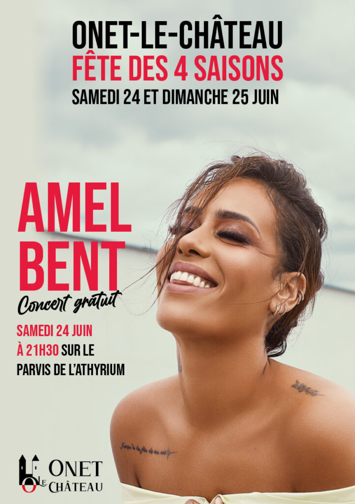 Amel Bent - Fête des 4 Saisons - Onet-le-chateau