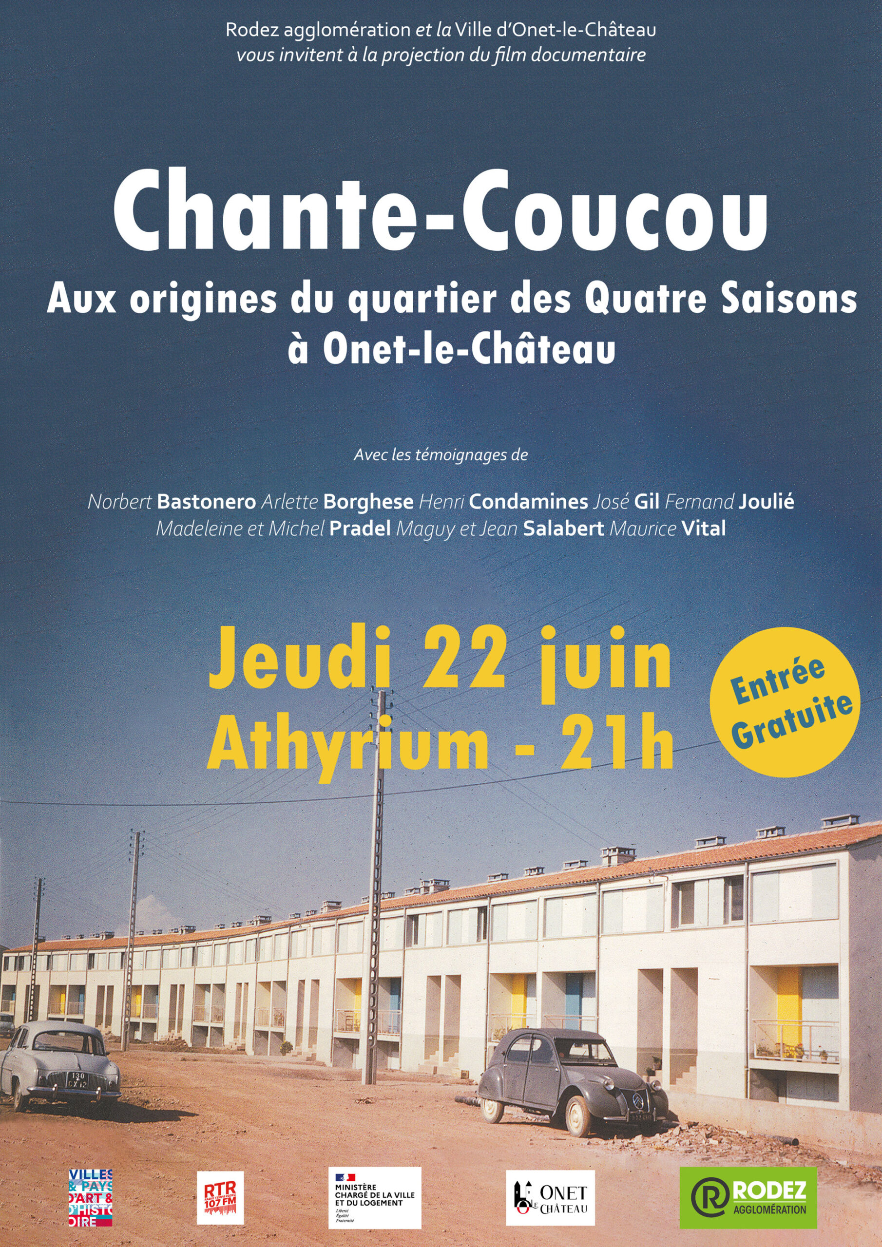 Projection “Chante-Coucou” - Onet-le-chateau
