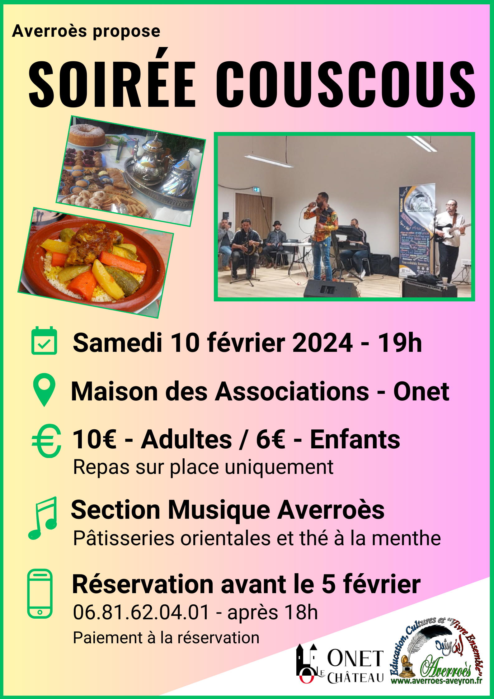 Soirée Couscous - Onet-le-chateau
