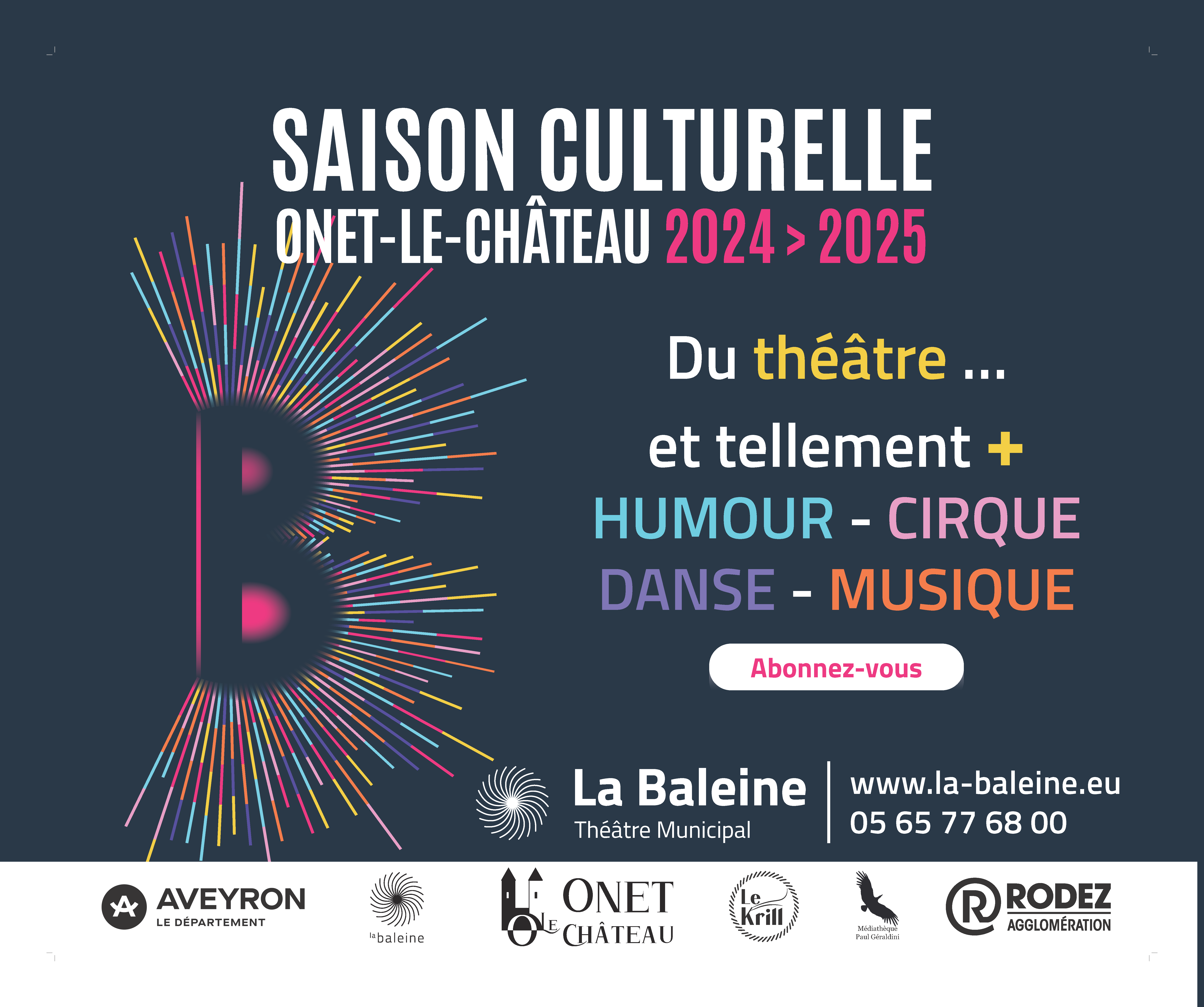 Anim’&Vous : Présentation de la saison culturelle 2024-2025 - Onet-le ...