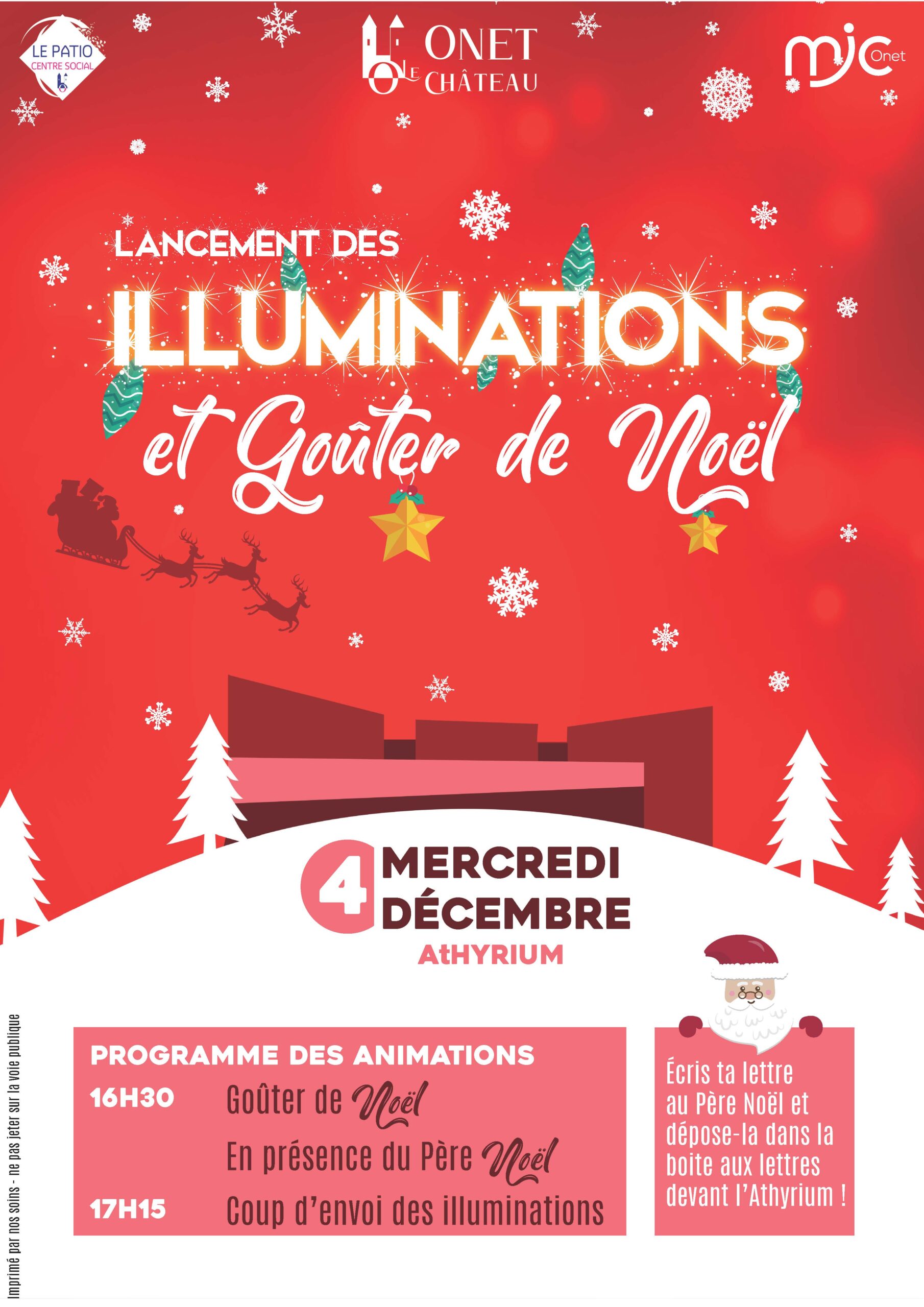 Lancement des illuminations de Noël - Onet-le-chateau
