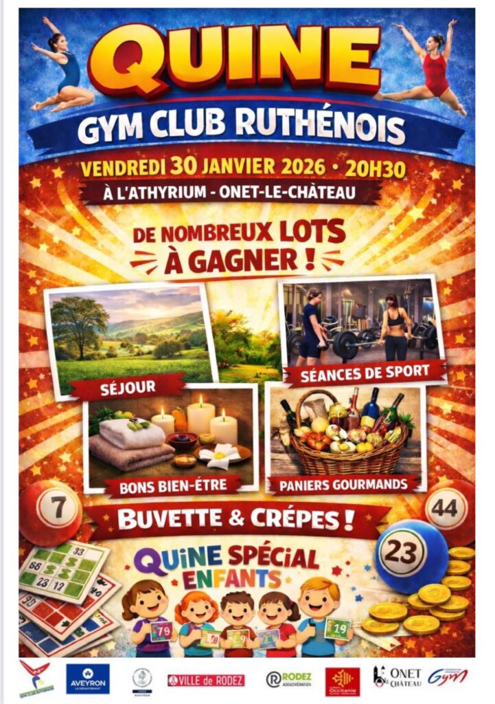 Quine du Gym Club Ruthénois - Onet-le-chateau